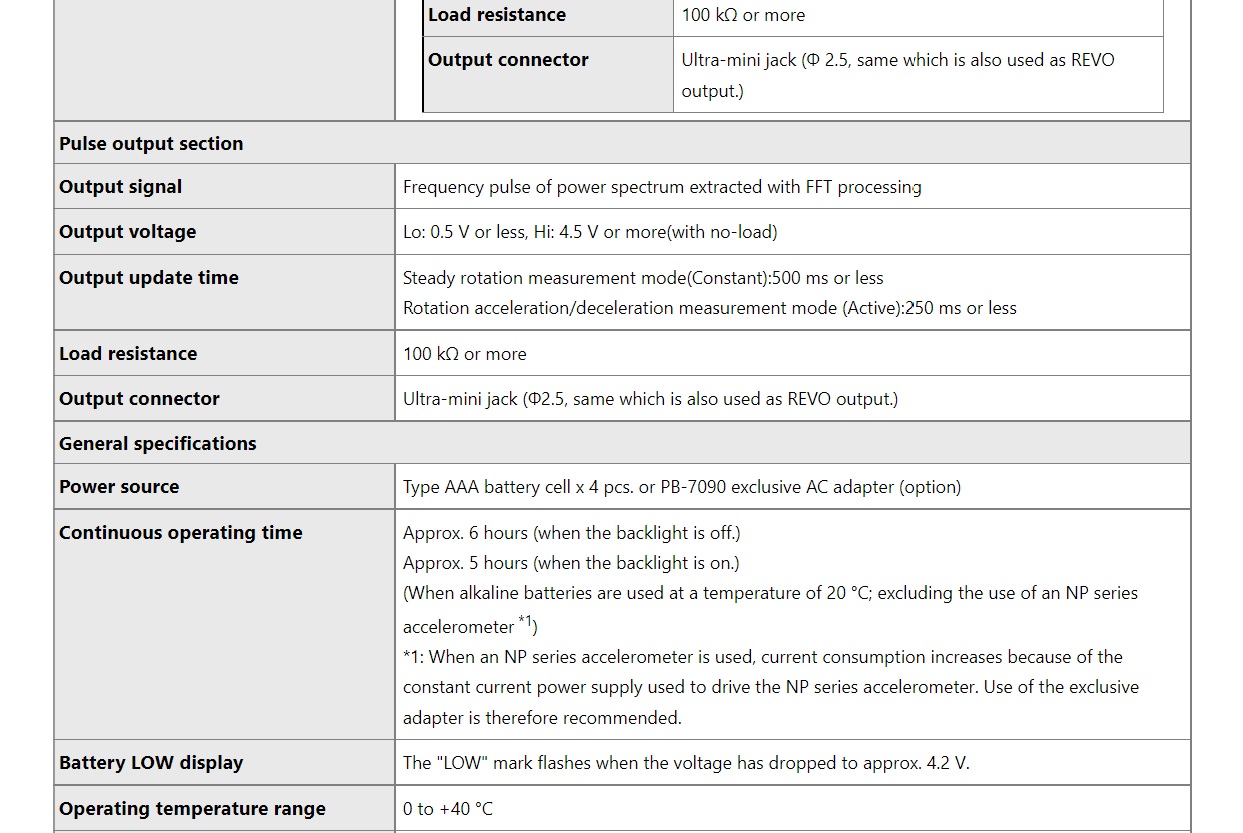 Ichiban Precision Sdn Bhd - Ono Sokki - Ono Sokki Advanced Handheld Tachometer
